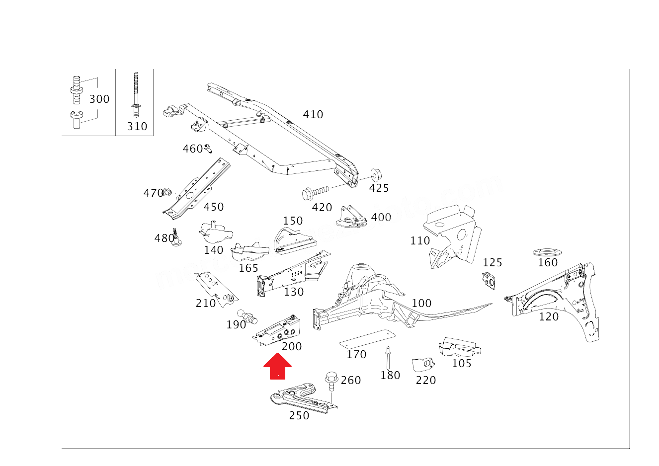 GEZİCİ OTOMOTİV - A1646303340 1646303340 MERCEDES W164 ÖN PANEL ...