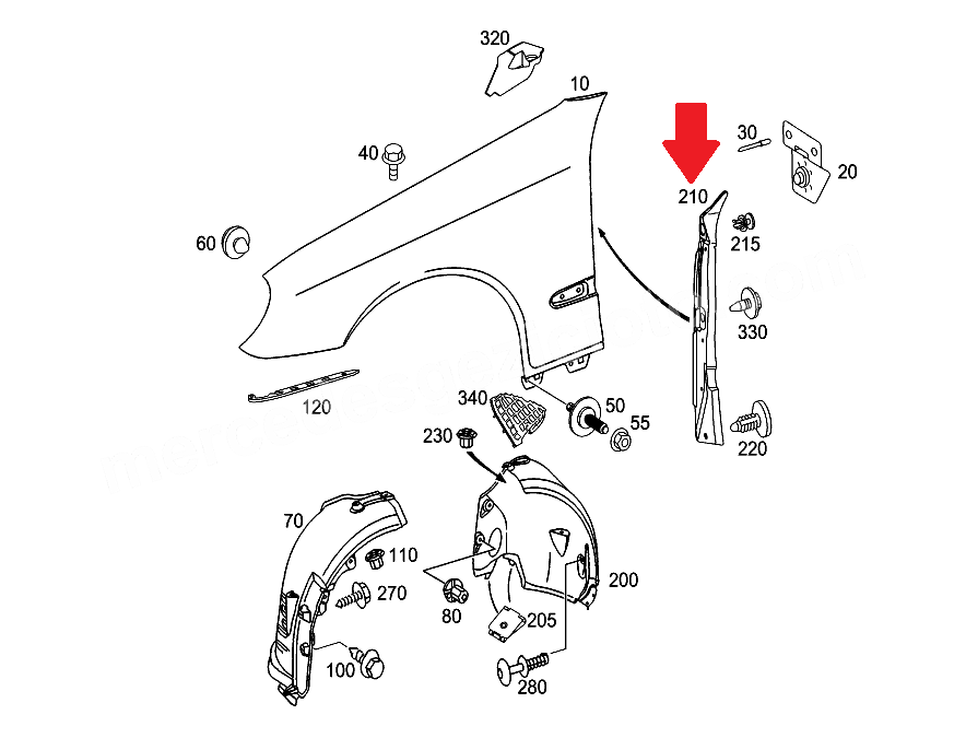 GEZİCİ OTOMOTİV - A2118890425 2118890425 W211 KAPLAMA ORJİNAL