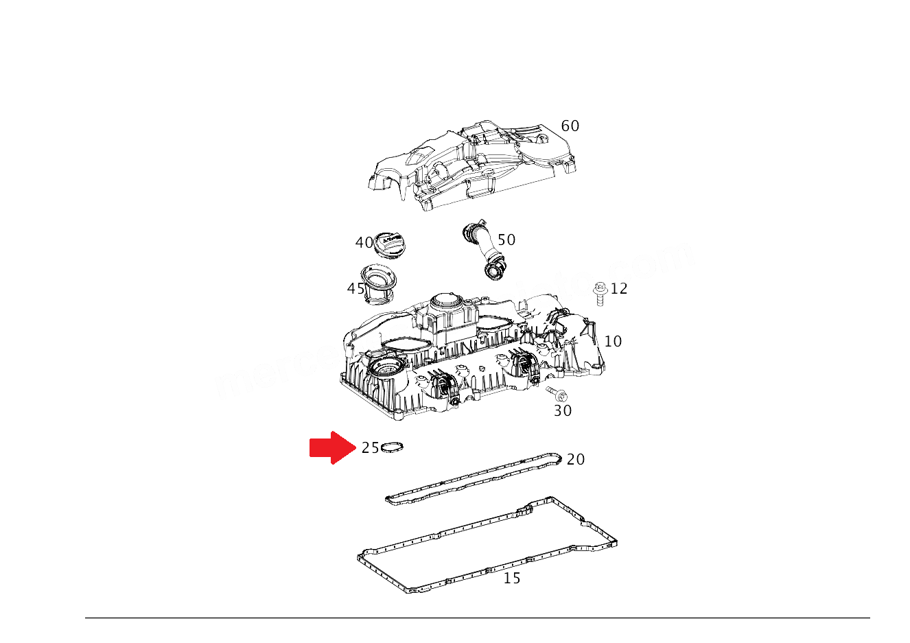 GEZİCİ OTOMOTİV - A6540164300 6540164300 W213 ELASTOMER SEKILLI CONTA ...