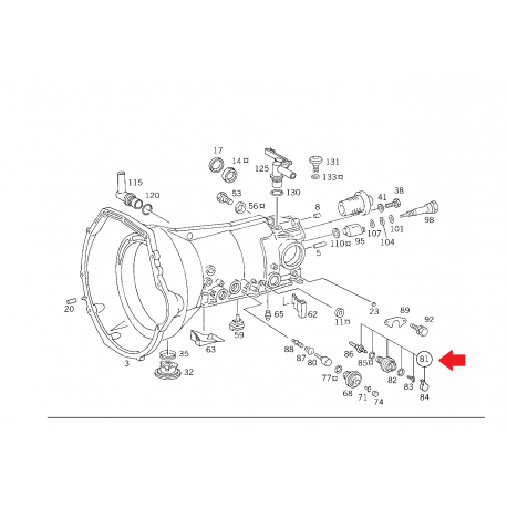 GEZİCİ OTOMOTİV - A1268301296 1268301296 W126 HORTUM ORJİNAL