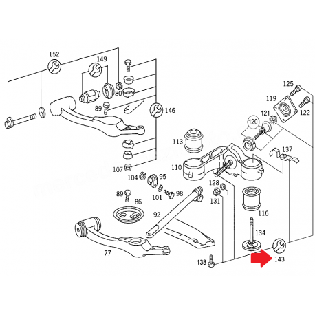 GEZİCİ OTOMOTİV - A1268301296 1268301296 W126 HORTUM ORJİNAL