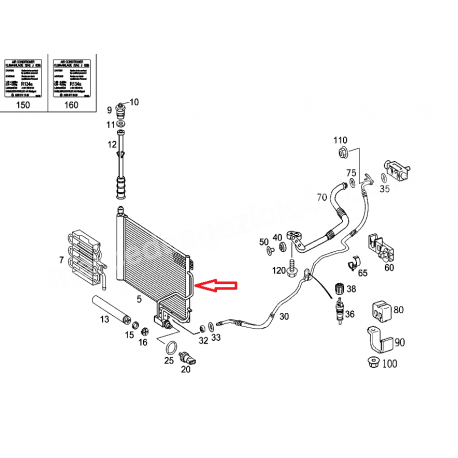 GEZİCİ OTOMOTİV - A2037500097 2037500097 MERCEDES W203 BAGAJ TAKOZU ORJİNAL