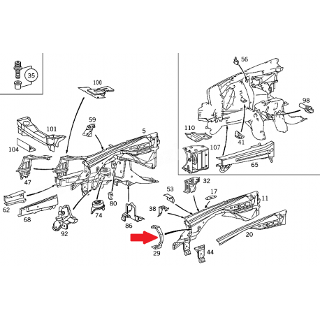 GEZİCİ OTOMOTİV - A2088600088 2088600088 MERCEDES W208 EMNİYET KEMER ...