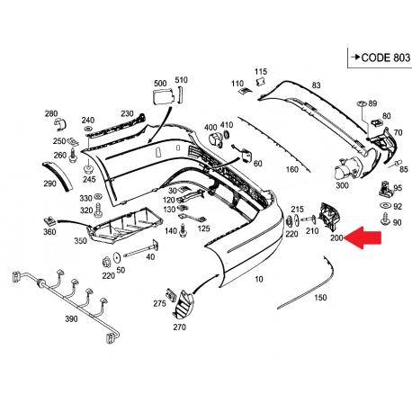 GEZİCİ OTOMOTİV - A2126800222 2126800222 MERCEDES W212 EKSOZ KORUYUCU ...