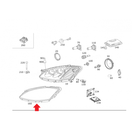 GEZİCİ OTOMOTİV - A2216900287 2216900287 W221 NİKELAJ ORJİNAL