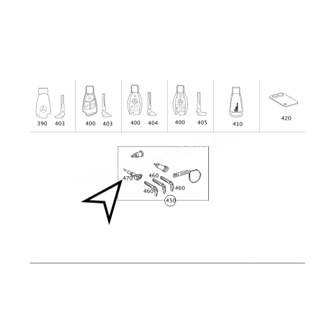 GEZİCİ OTOMOTİV - A1112001715 1112001715 W203 TERMOSTAT ORJİNAL